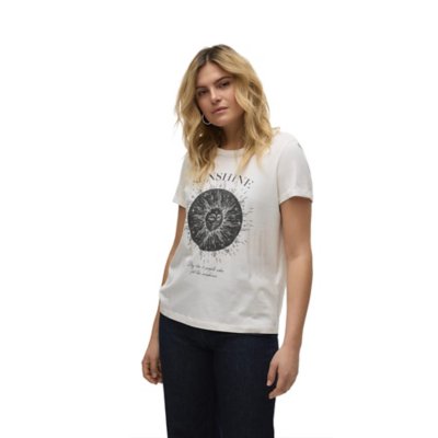 Tee-shirt À Manches Courtes Femme Beth S VERO MODA | BLACKSTORE